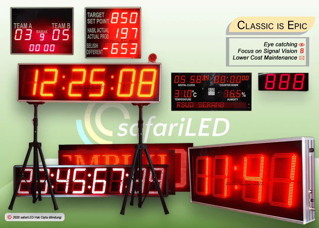 Lampu PJU Solar | Traffic Warning Light | Display LED